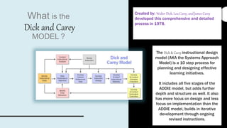 Addie vs Dick and Carey Model | PPT