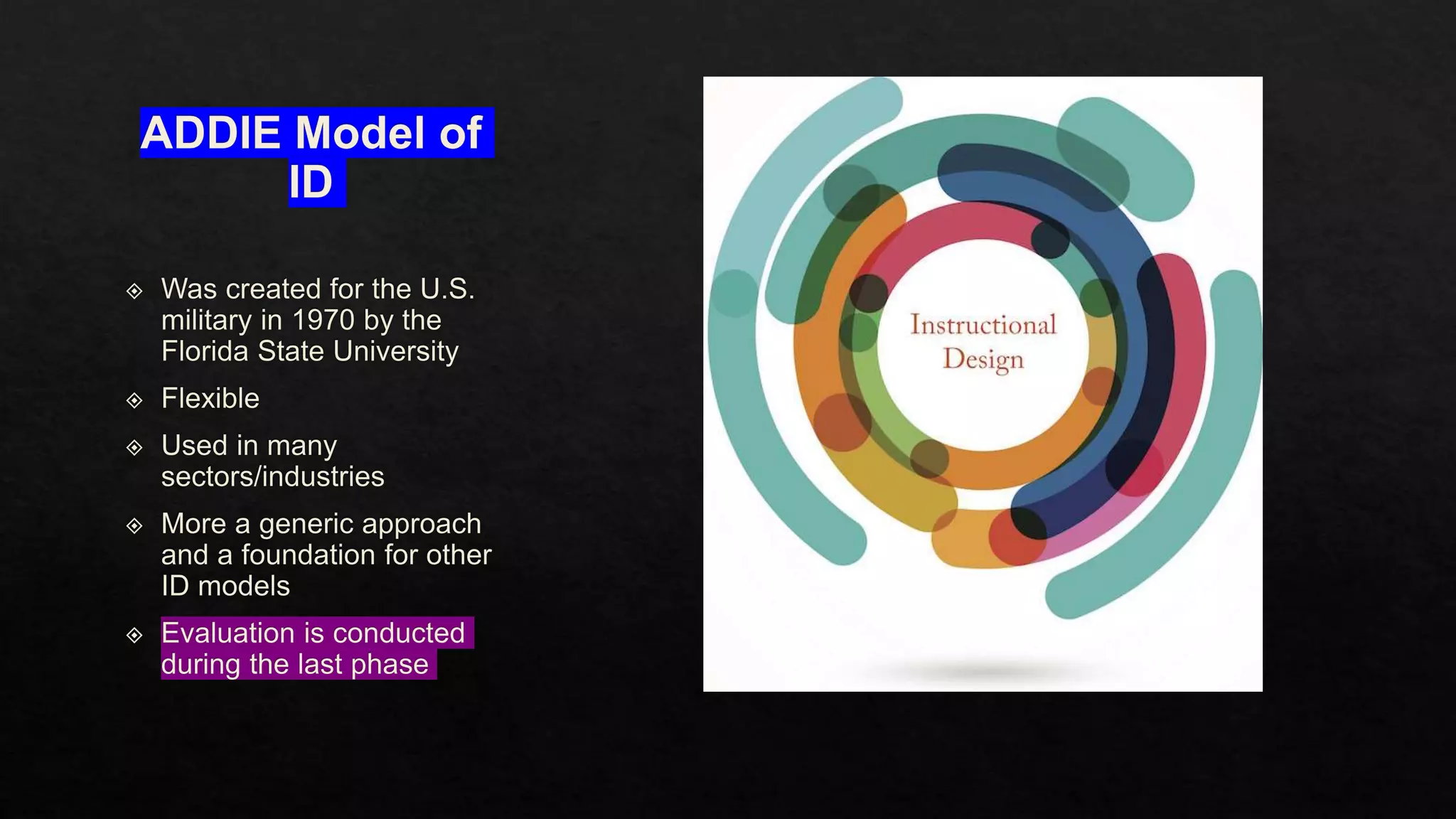 ADDIE vs Dick and Carey Models of Instructional Design | PPTX