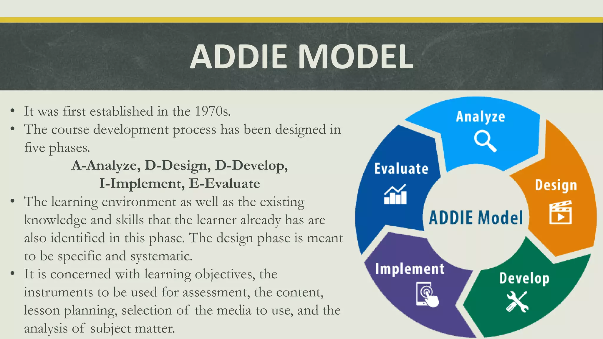 Addie Model vs. Dick & Carey Model | PPTX