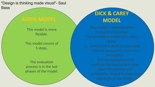 Addie Model vs. Dick & Carey Model | PPTX