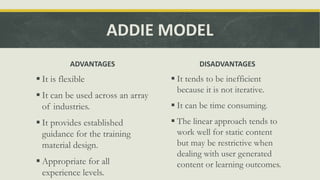 Addie Model vs. Dick & Carey Model | PPTX