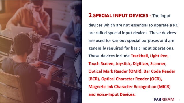 INPUT OUTPUT AND STORAGE DEVICES | PPTX | Data Storage and Warehousing ...