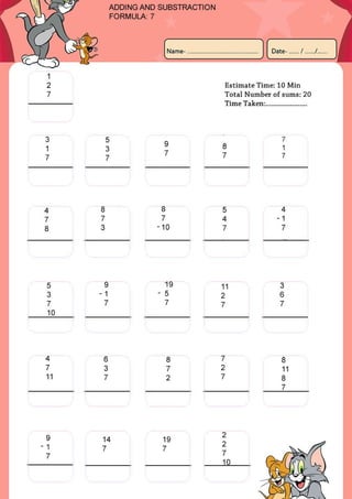 Adding and-substraction-7 | PDF