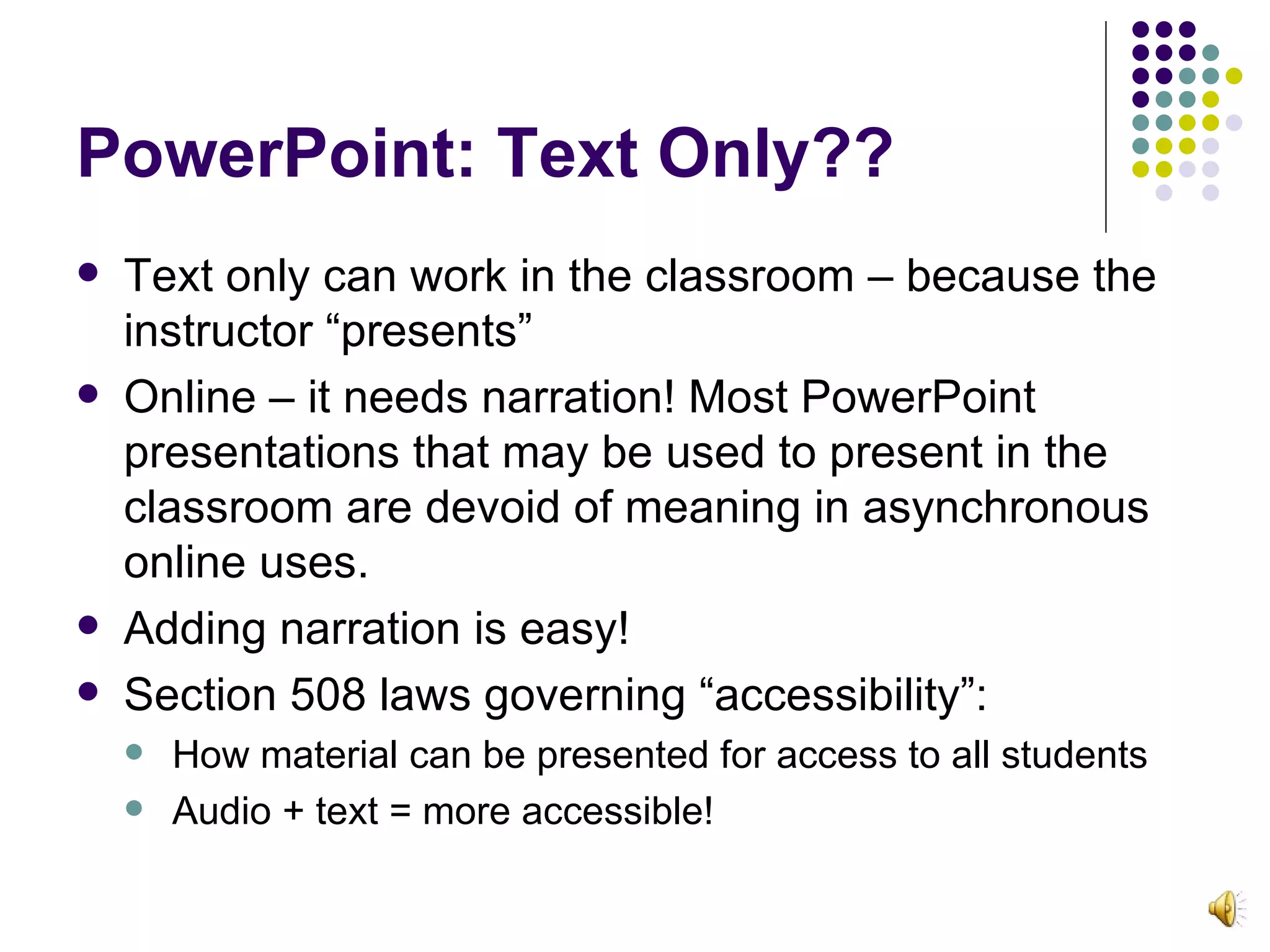 Adding Audio Narration to PowerPoint | PPT