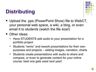 Adding Audio Narration to PowerPoint | PPT