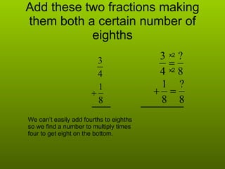 Adding Fractions | PPT