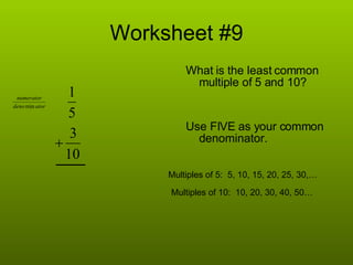 Adding Fractions | PPT