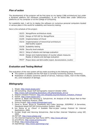 Adding P2P support to WengoPhone, an open-source VoIP and ... | PDF