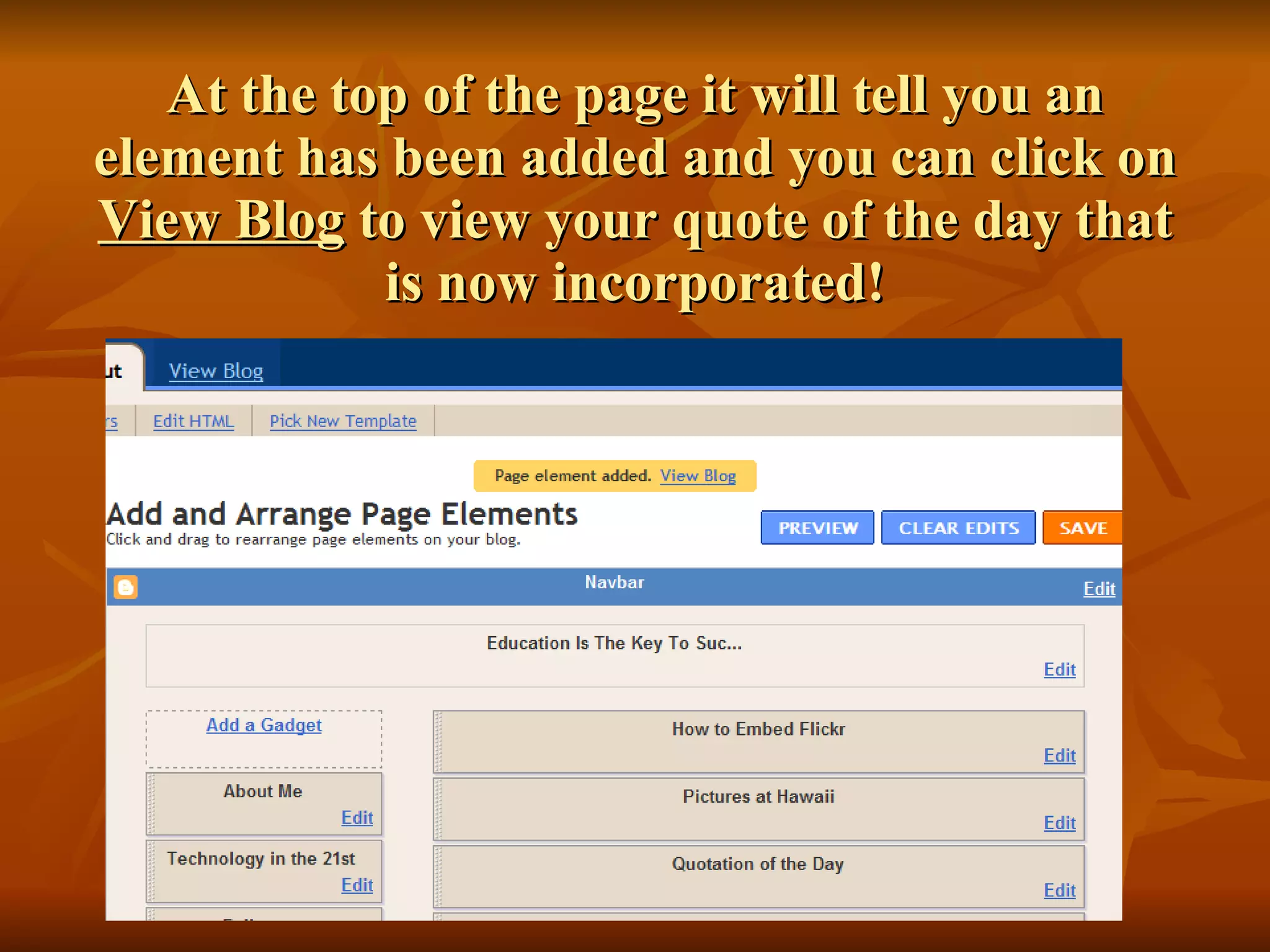 Adding Quotes Blogger | PPT