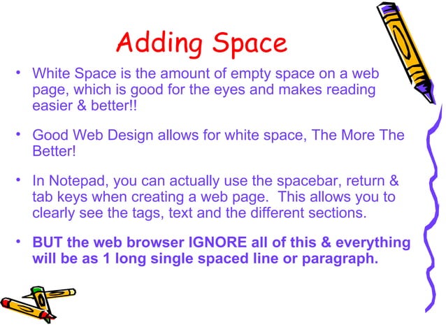 Adding Space | PPT