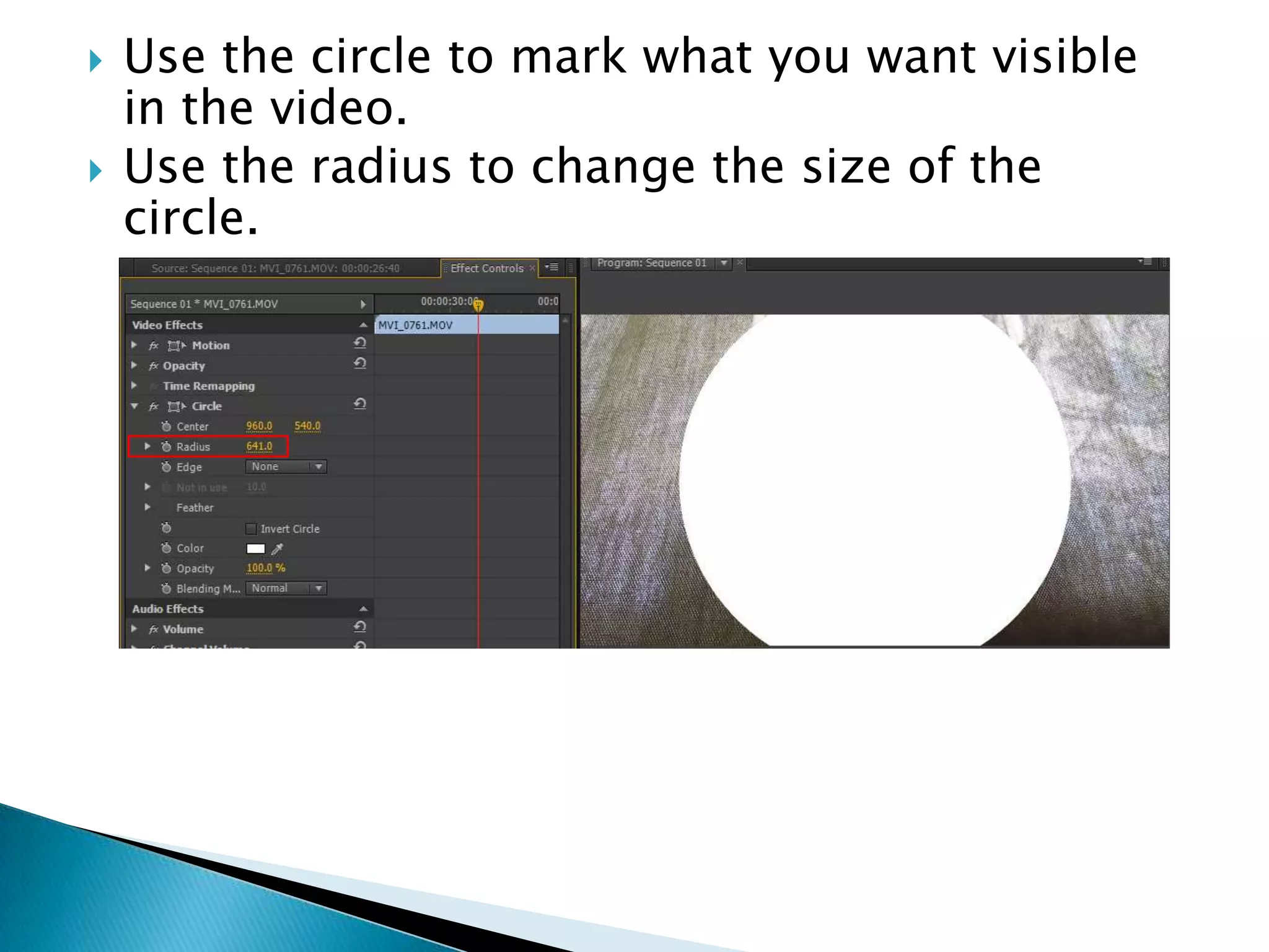 Adding a feathered border | PPTX | Video Production | Content Production