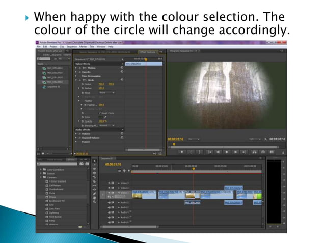 Adding a feathered border | PPT