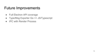 Adding a GUI to Go | PPT