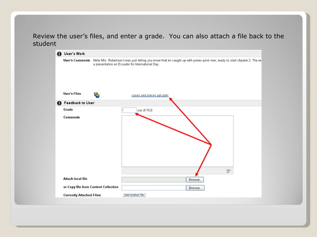 Adding An Assignment In Blackboard Ppt