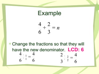 Addingandsubfractions | PPT