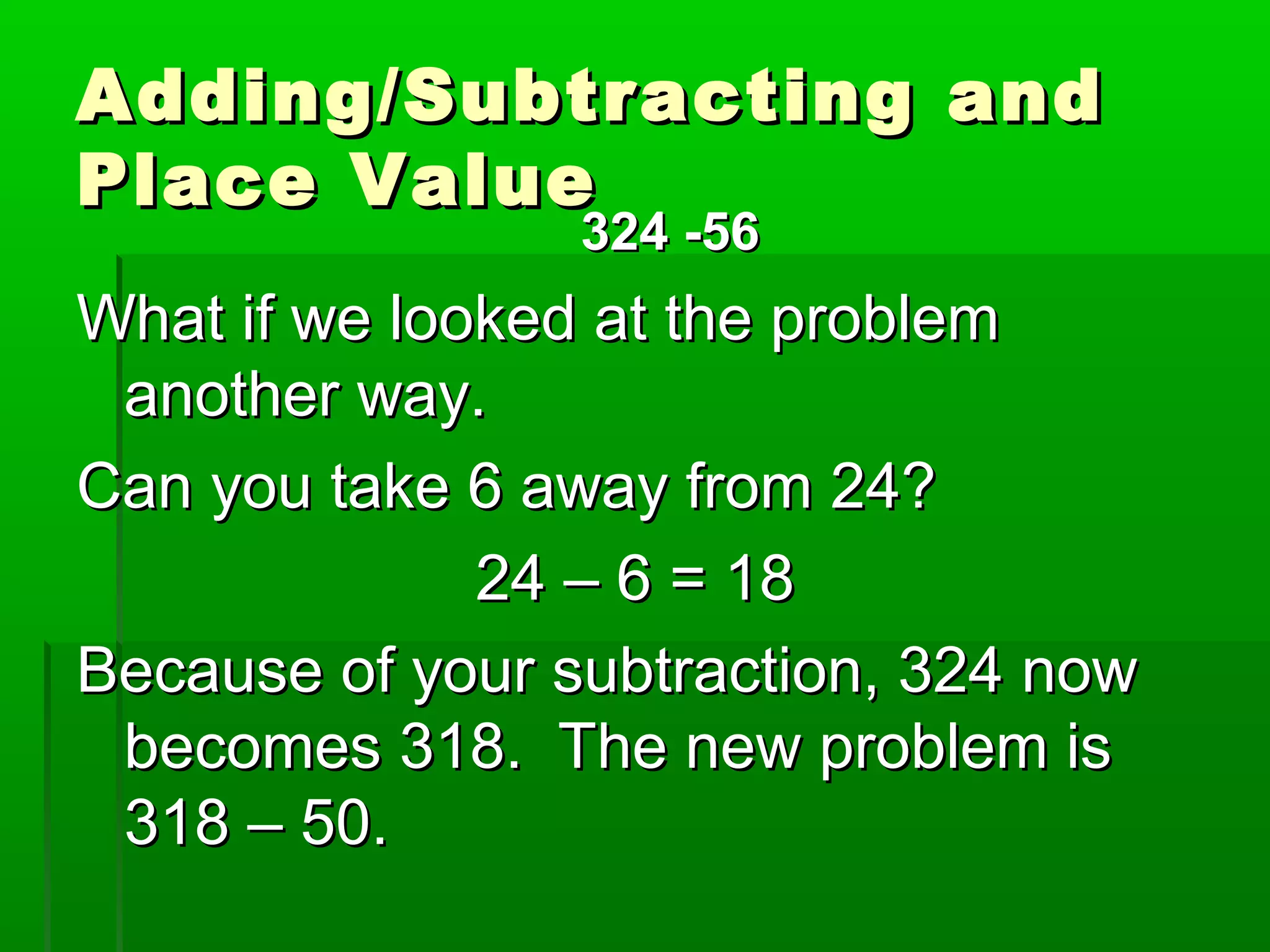 Adding and subtracting | PPT