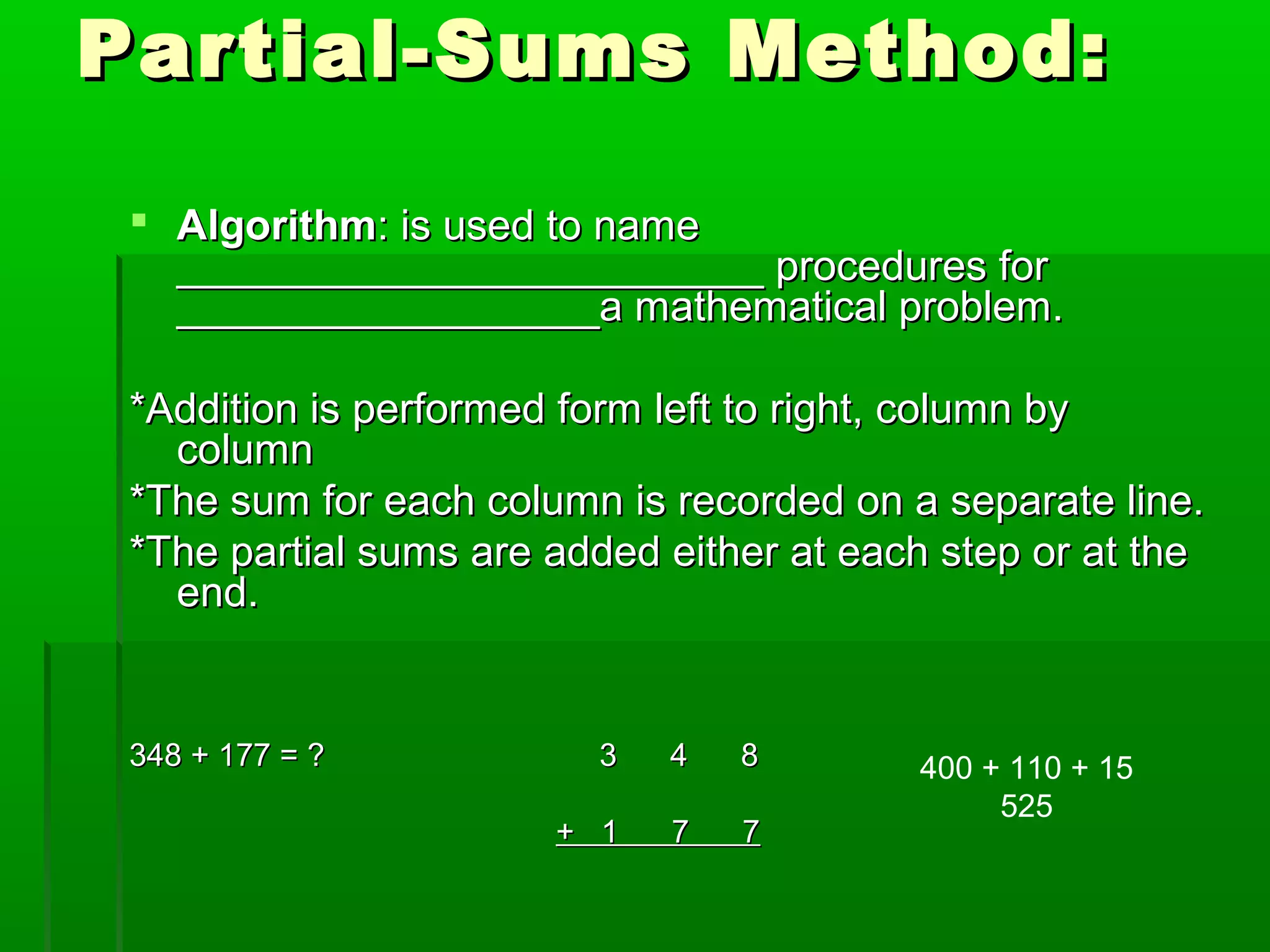Adding and subtracting | PPT