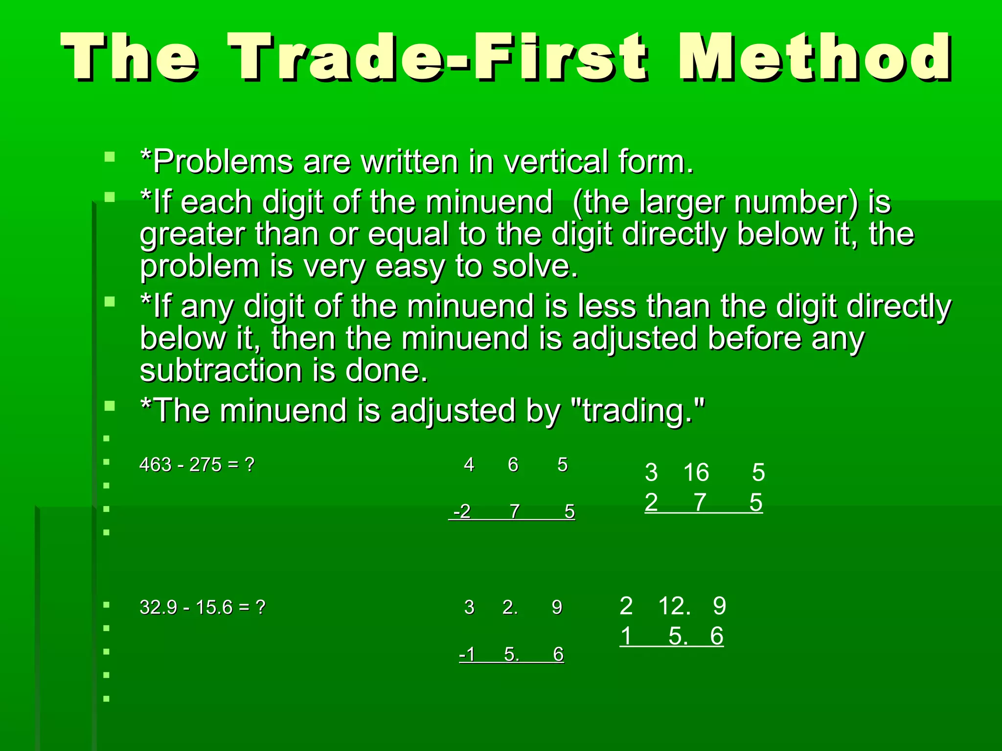 Adding and subtracting | PPT