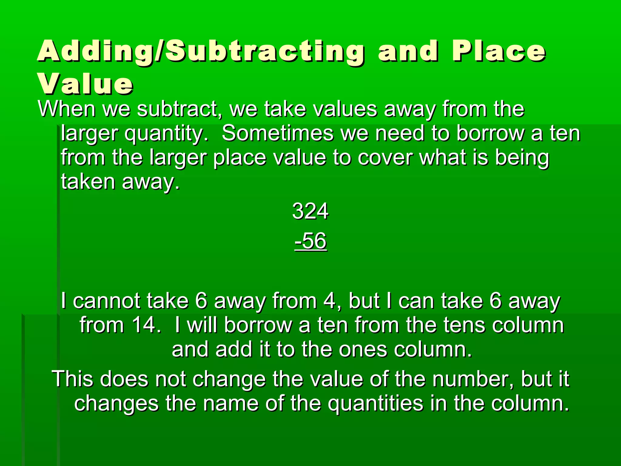 Adding and subtracting | PPT