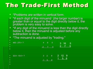 Adding and subtracting | PPT