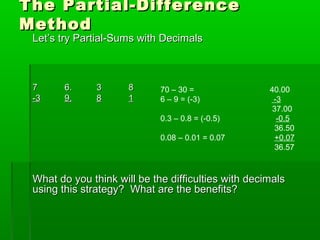 Adding and subtracting | PPT