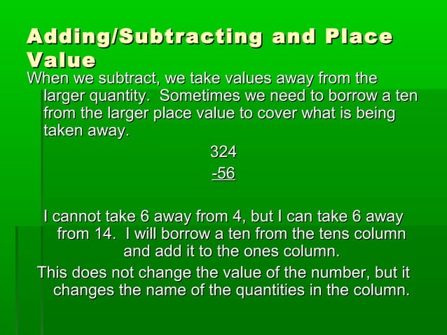 Adding and subtracting | PPT | Technology & Computing