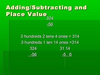 Adding and subtracting | PPT
