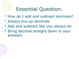 Adding and subtracting numbeDecimals.ppt