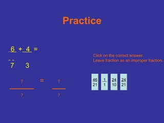Adding And Subtracting Fractions | PPT
