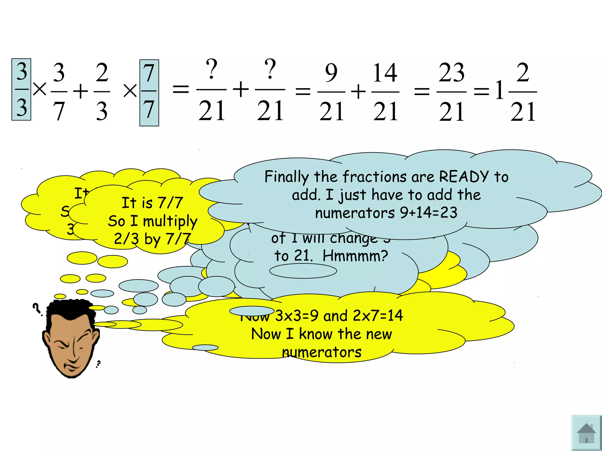 Adding and subtracting fractions | PPT