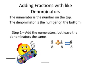 Adding And Subtracting Fractions | PPT