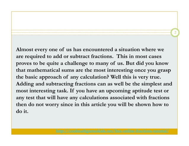 Adding and subtracting fractions | PDF | Physics | Science