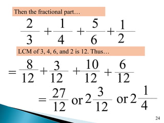 adding and subtracting fractions reports | PDF