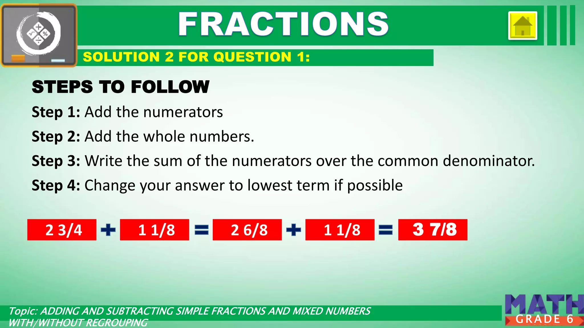 Math 6 Grade 6 1st Quarter Lesson 1 | PPTX
