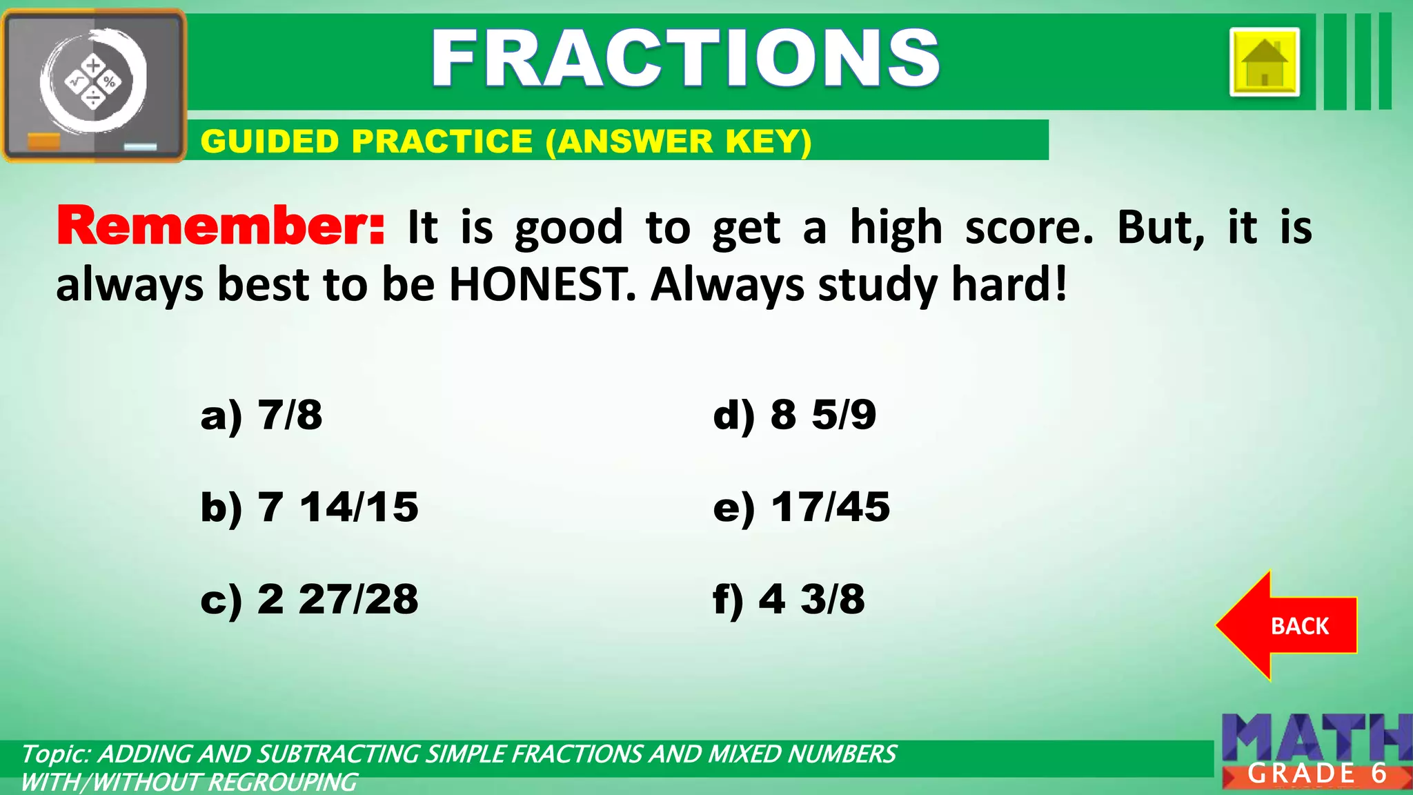 Math 6 Grade 6 1st Quarter Lesson 1 | PPTX