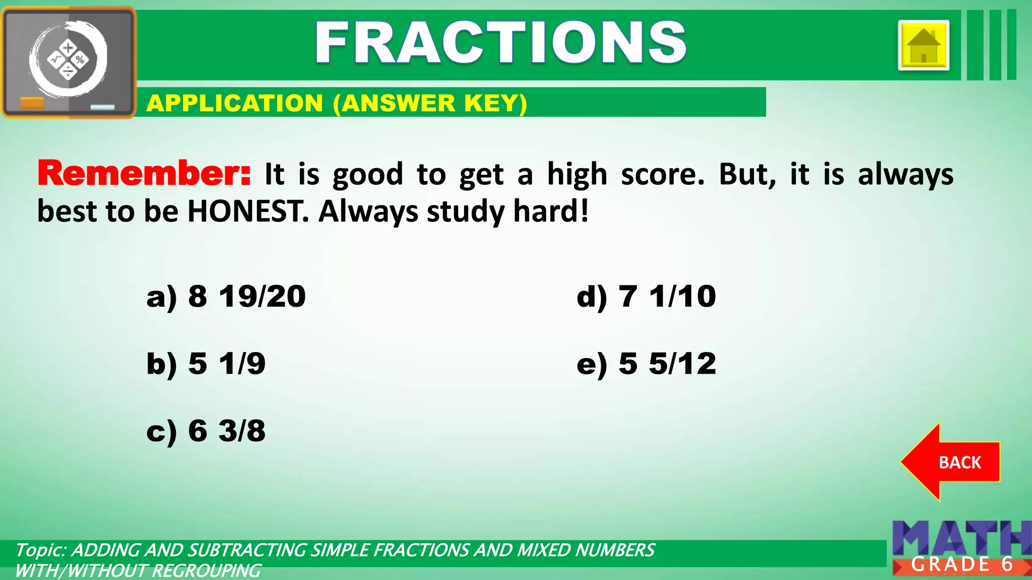 Math 6 Grade 6 1st Quarter Lesson 1 | PPTX