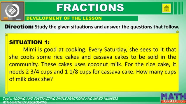 Math 6 Grade 6 1st Quarter Lesson 1 | PPTX