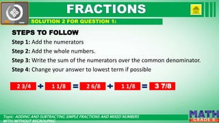 Math 6 Grade 6 1st Quarter Lesson 1 | PPTX