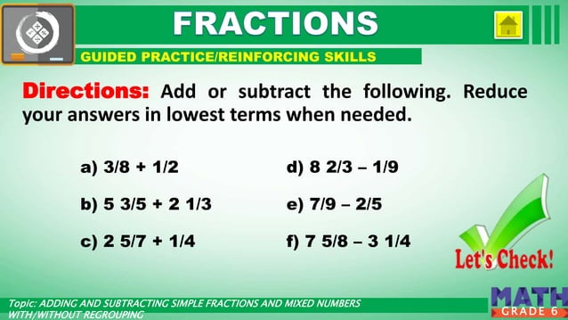 Math 6 Grade 6 1st Quarter Lesson 1 | PPTX