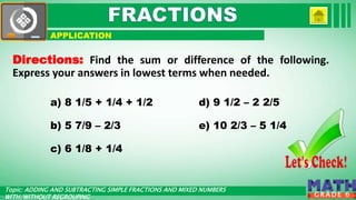 Math 6 Grade 6 1st Quarter Lesson 1 | PPTX