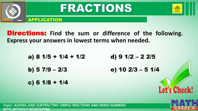 Math 6 Grade 6 1st Quarter Lesson 1 | PPTX