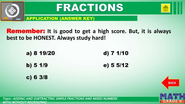Math 6 Grade 6 1st Quarter Lesson 1 | PPTX