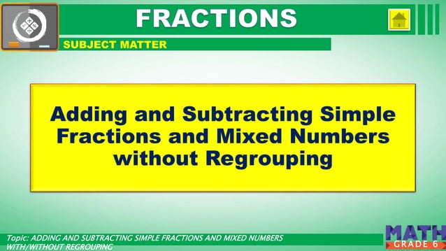 Math 6 Grade 6 1st Quarter Lesson 1 | PPTX