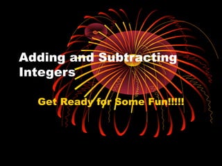 Adding and subtracting integers | PPT
