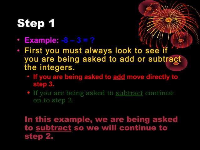 Adding and subtracting integers | PPT