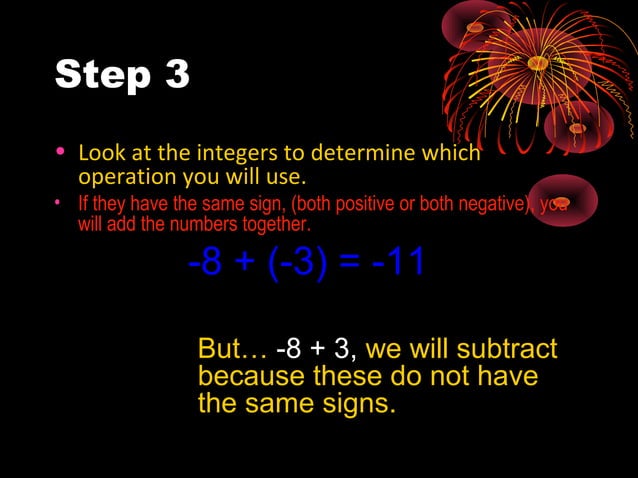 Adding and subtracting integers | PPT