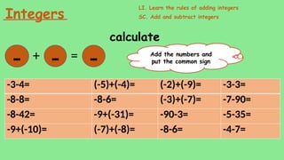 Adding and subtracting integers presentation.pptx