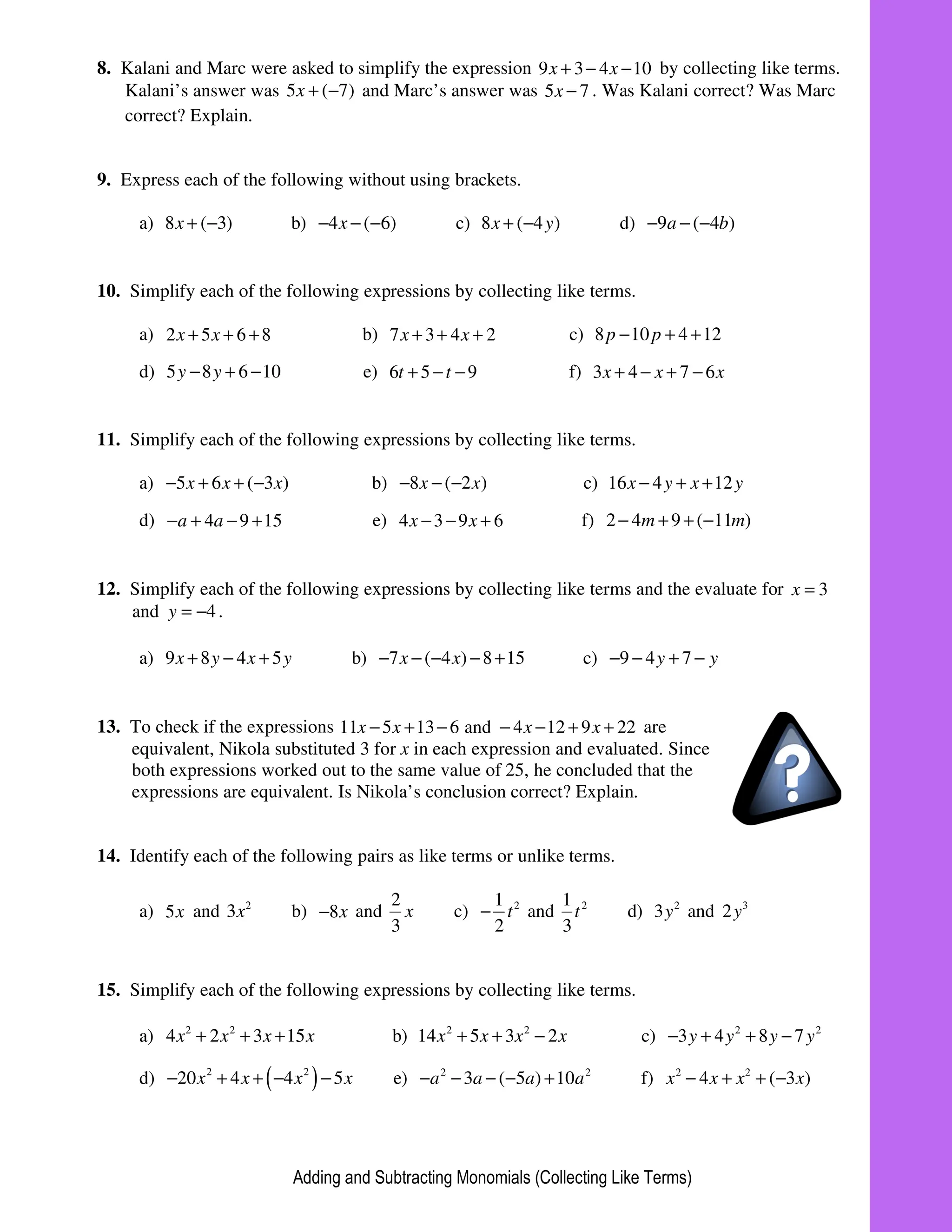 Adding and Subtracting Monomials - CYU.pdf