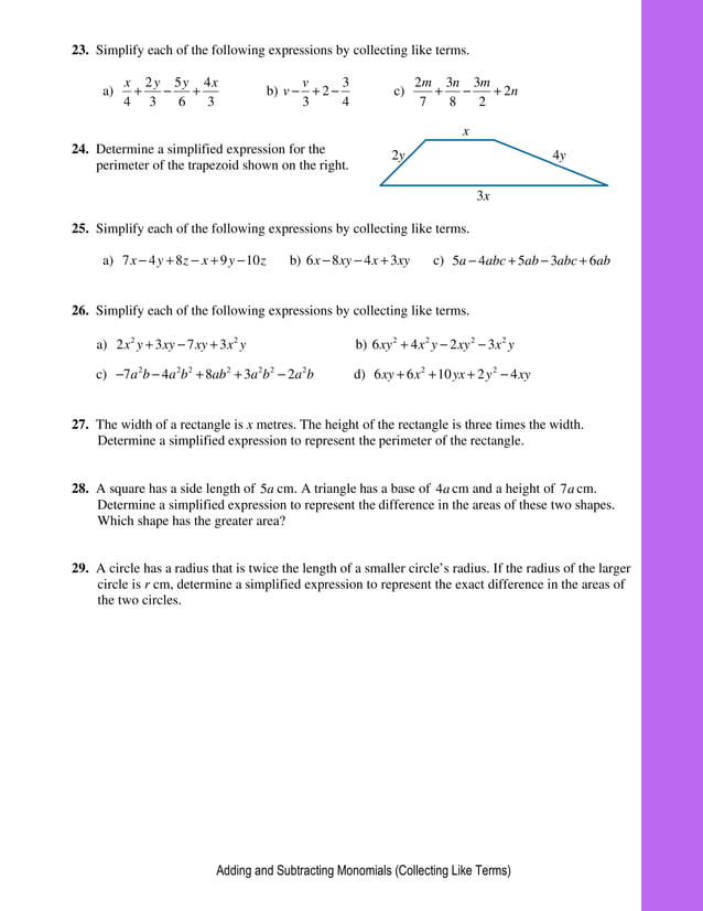 Adding and Subtracting Monomials - CYU.pdf