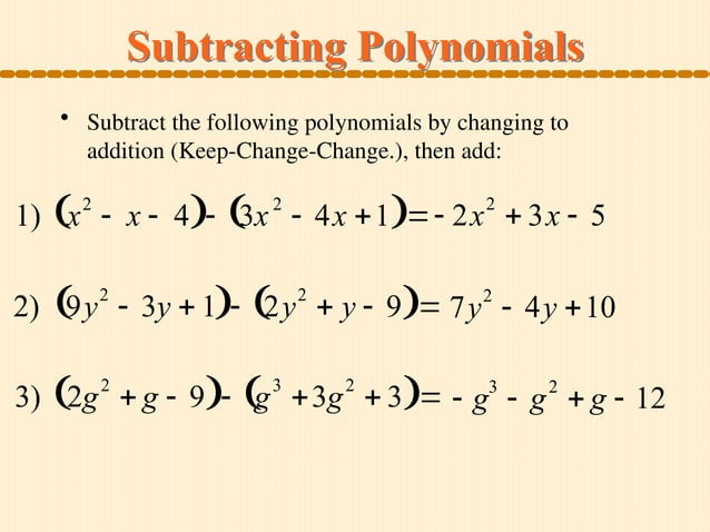 Addition and Subtraction Polynomials.ppt